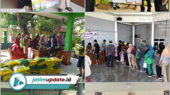 Puspa Agro Dukung Operasi Pasar Beras SPHP di Sidoarjo, Harga Jauh ...