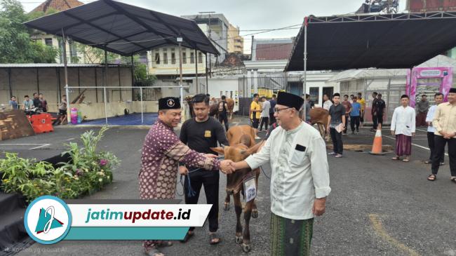 PCNU Surabaya Terima 13 Sapi Kurban, Masduki Toha: Jadi Simbol Kuatnya ...